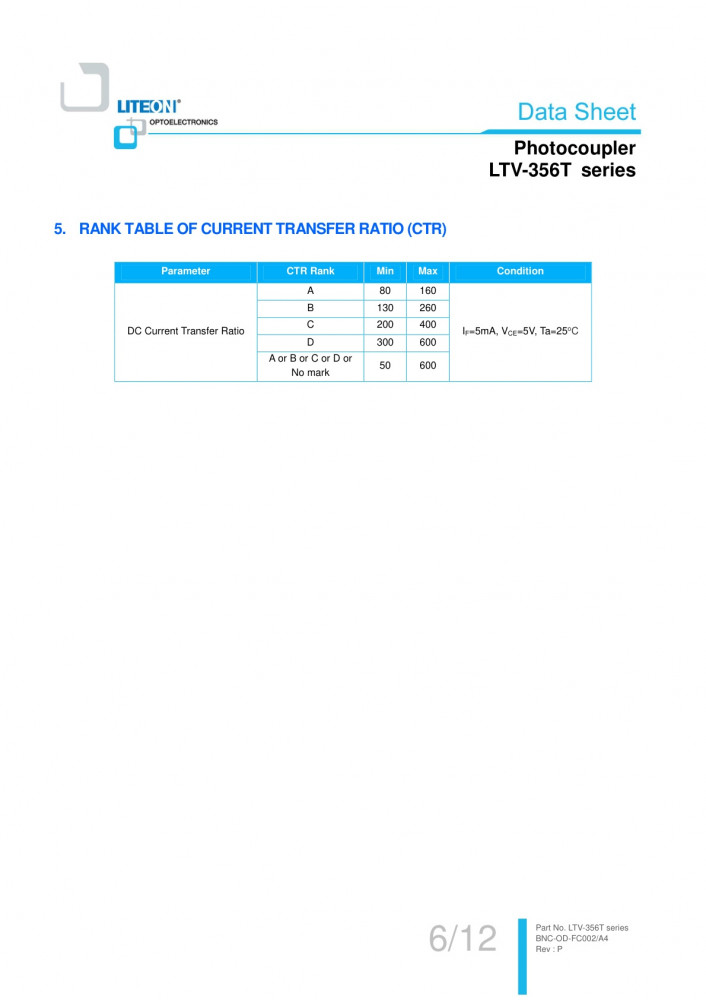 LTV-356T datasheet page 7