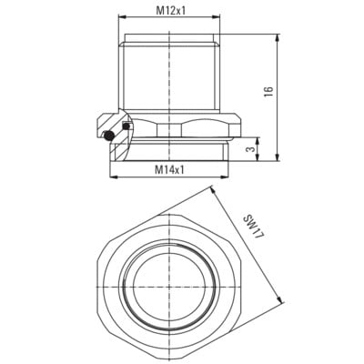 WEIDMULLER 1995850000 Circular Connector Housing