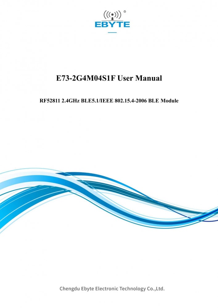 E73-2G4M04S1F manual page 1