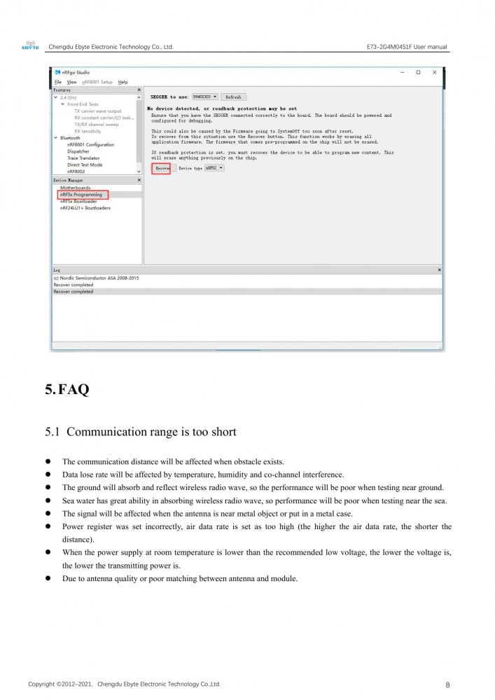 E73-2G4M04S1F manual page 9