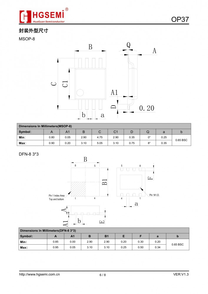 OP37FN datasheet page 6