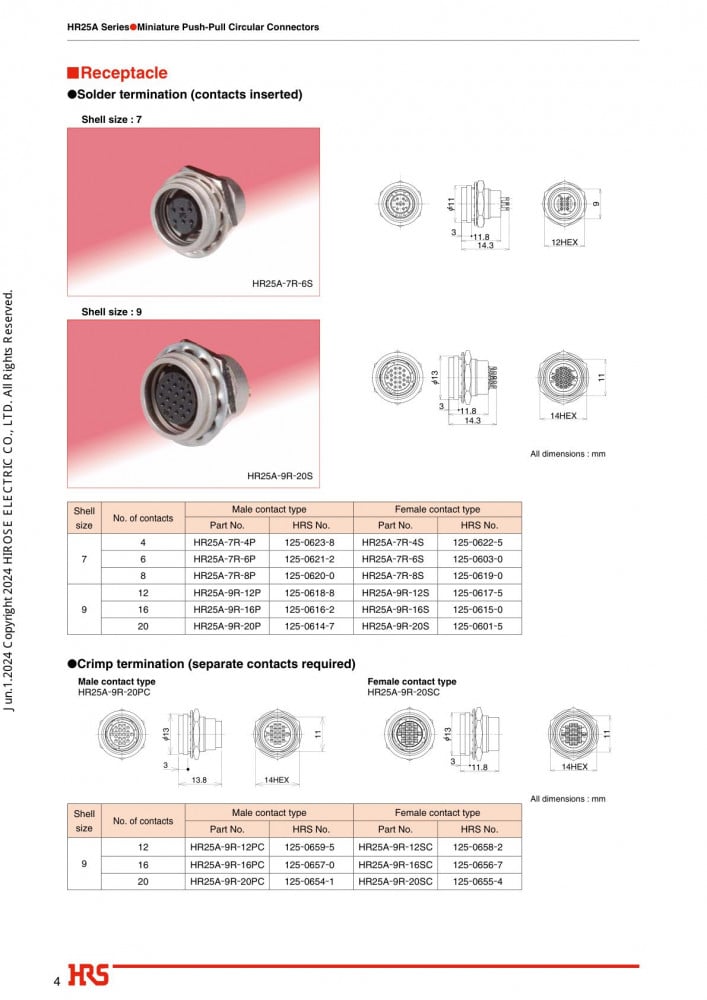 HRS HR25A catalog page 4