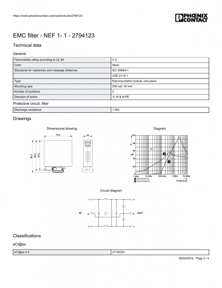 Phoenix Contact 2794123 technical document page 2