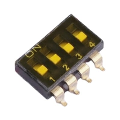 DORABO DM-2P-BK-LTR DIP Switch