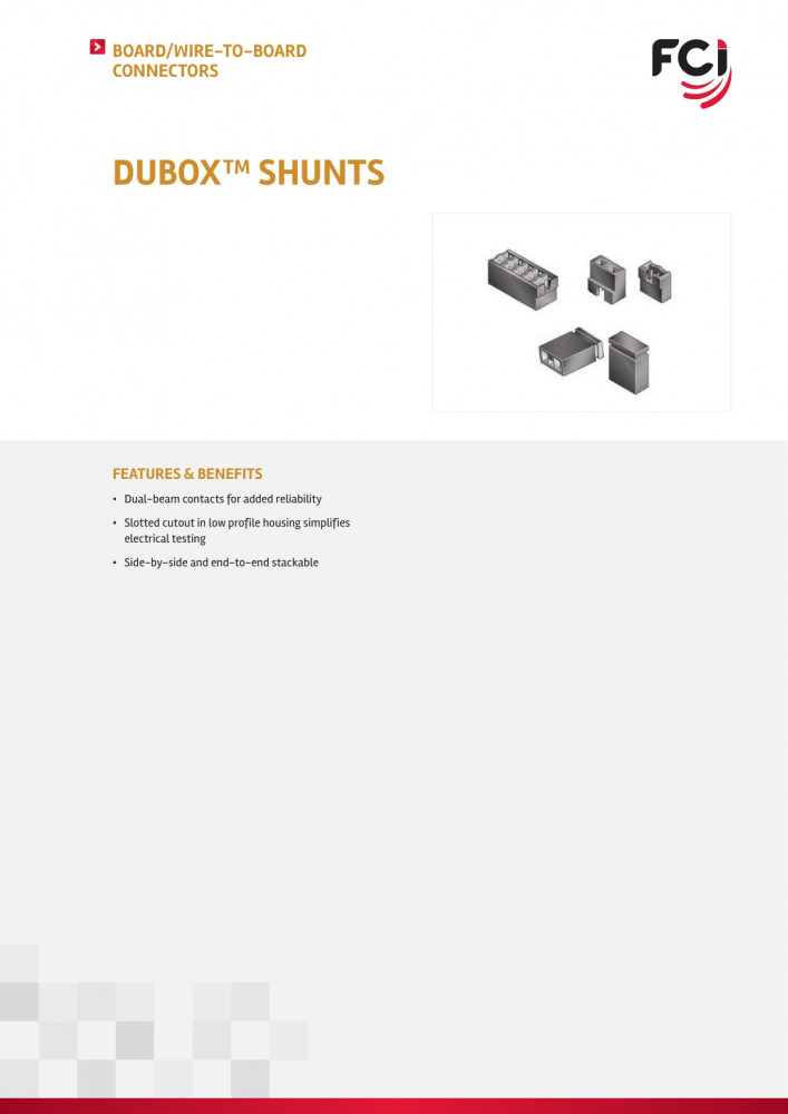Amphenol Dubox documentation page 1