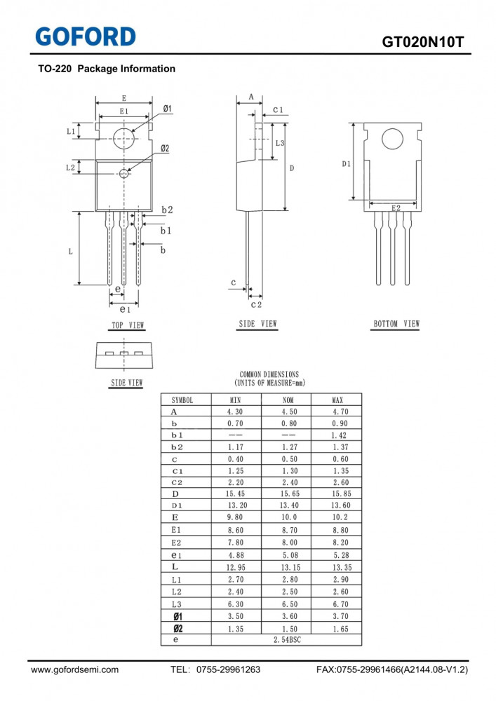 GT020N10T datasheet page 6