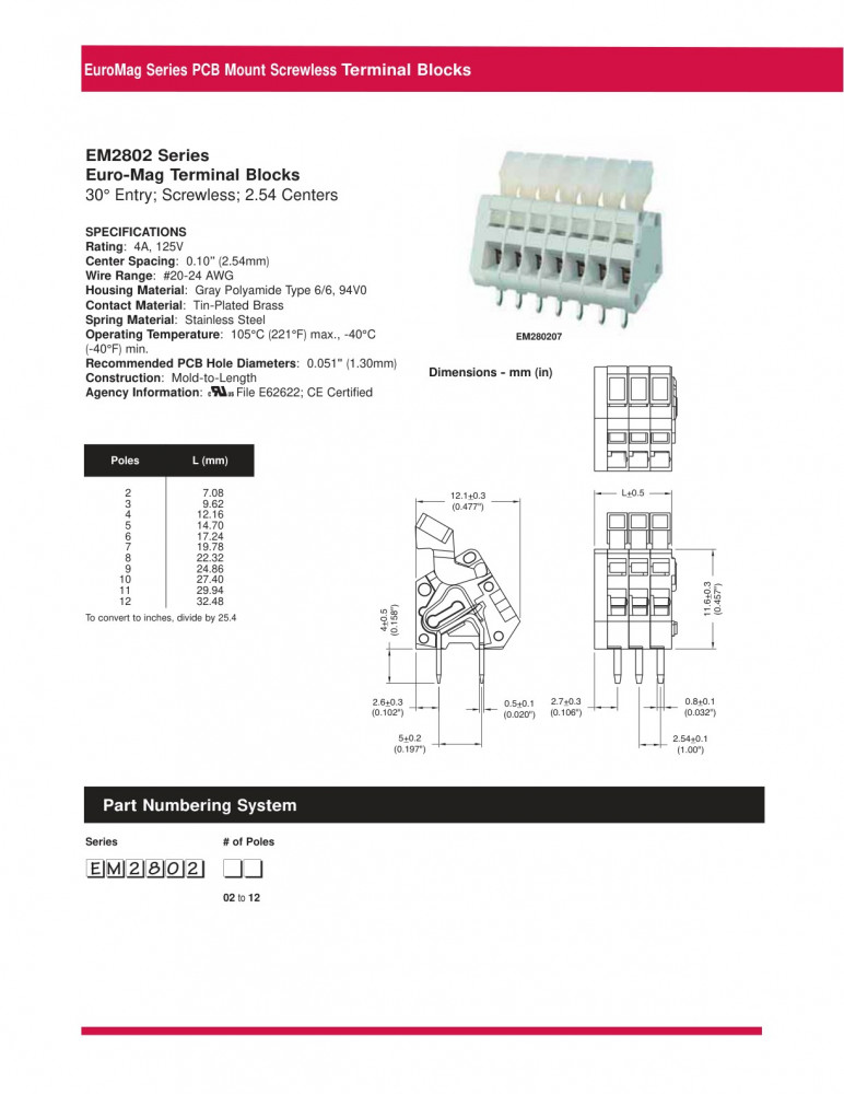 EATON EM2802 Series technical document preview