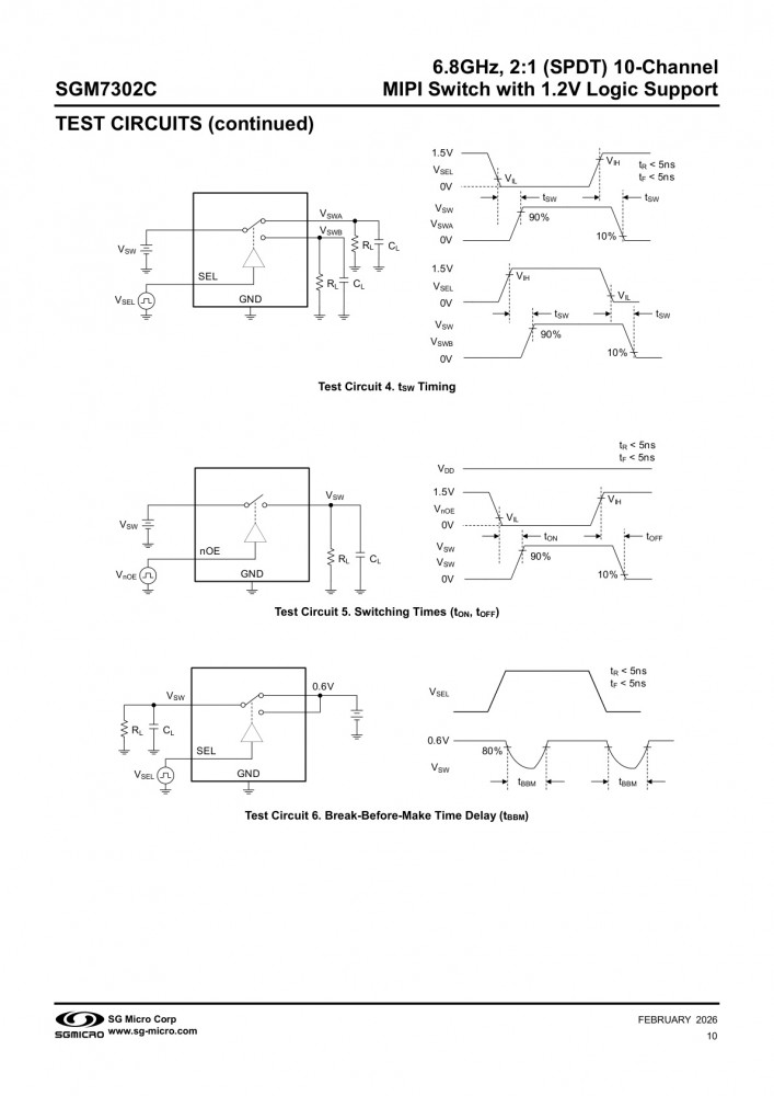 SGM7302C datasheet page 10