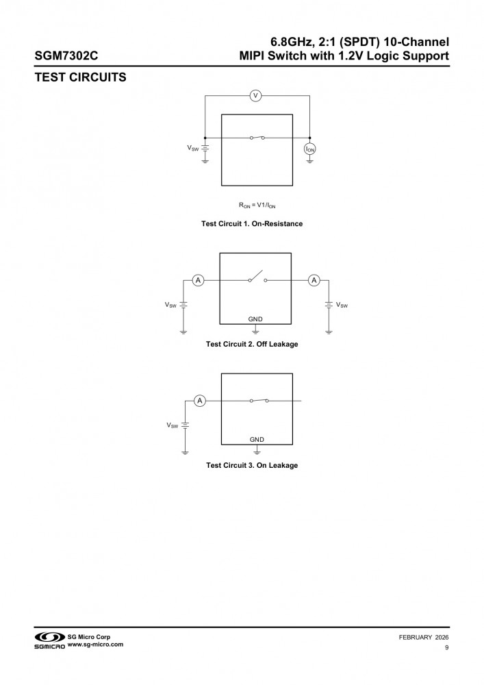 SGM7302C datasheet page 9
