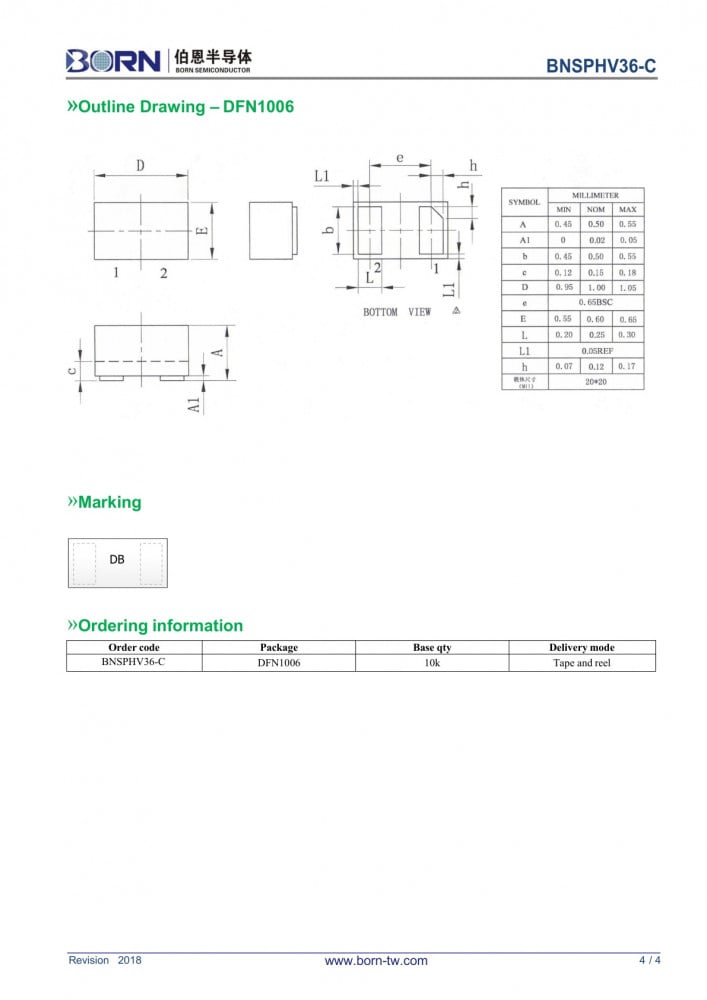 BNSPHV36-C datasheet page 4