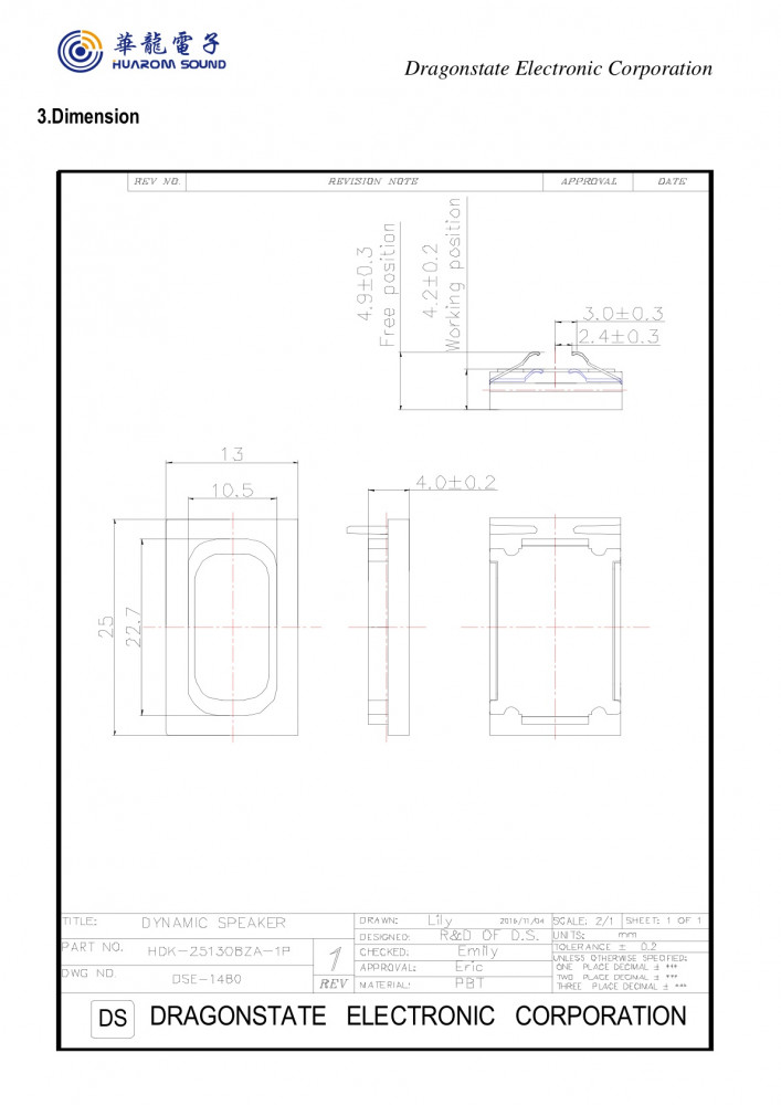 HDK-251308ZA-2A approval document page 5