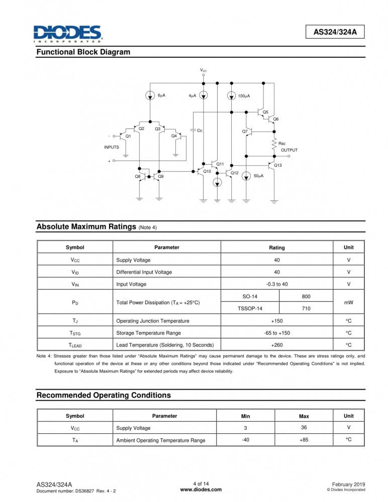 AS324 datasheet page 4