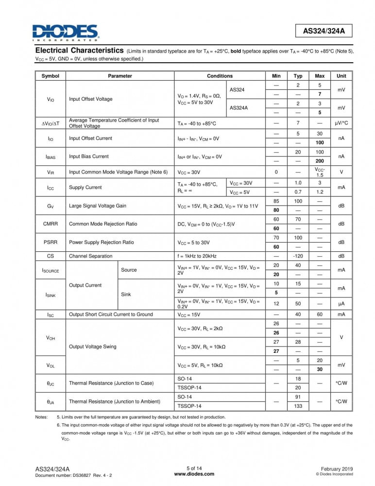 AS324 datasheet page 5