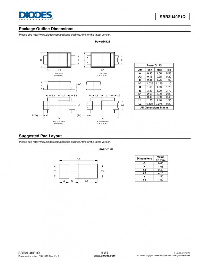 SBR3U40P1-7 datasheet page 5