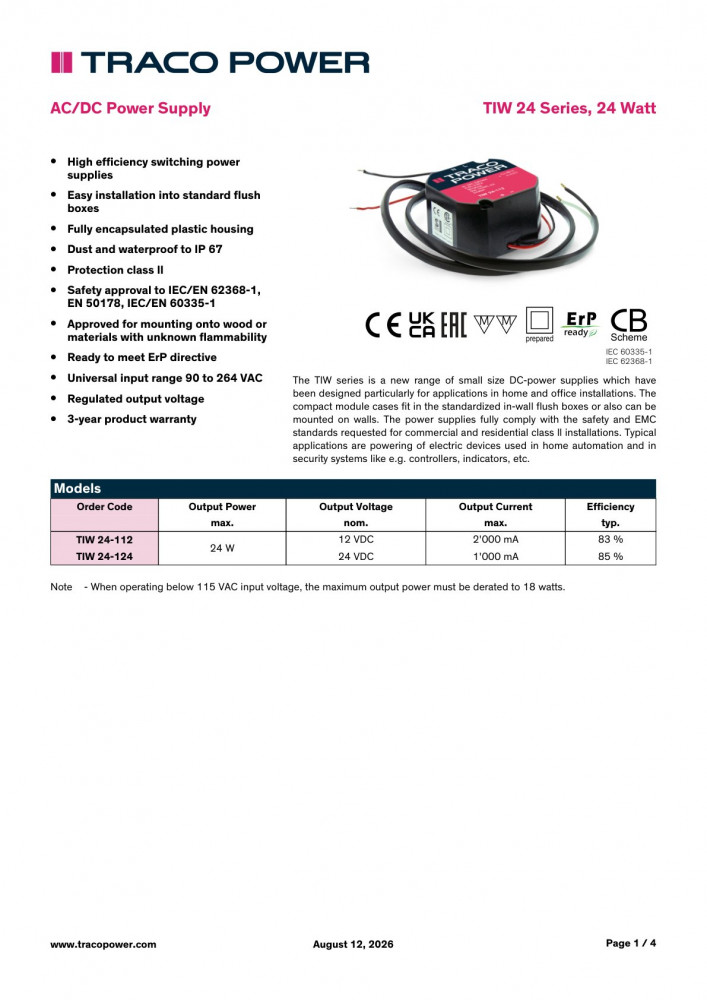 Supplied technical document preview, page 1