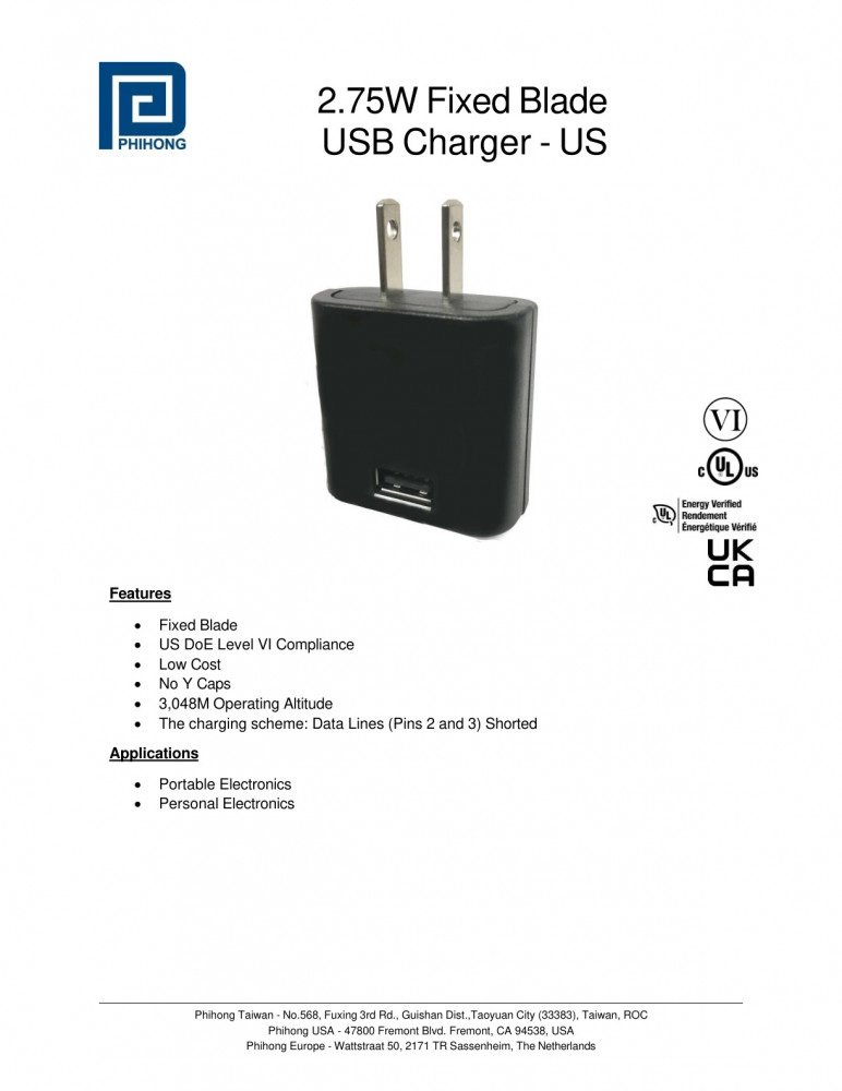 AQ03A-050A-R product document, page 1