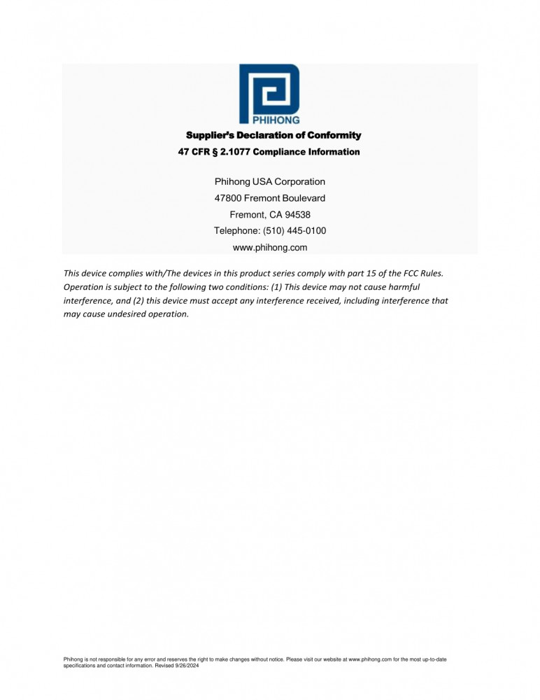 AQ03A-050A-R product document, page 4