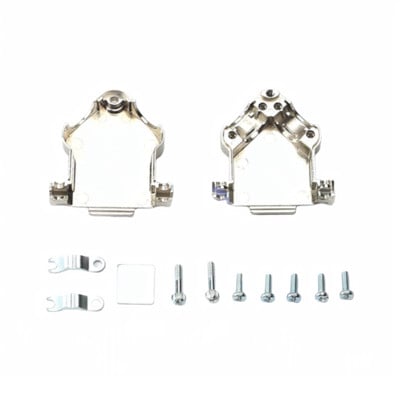 MH CONNECTORS MHDTZK15BKRAPCBK-K D-Sub Backshell Hood