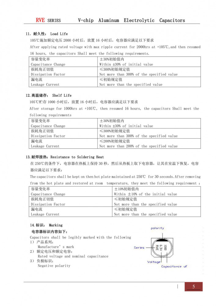 Honor Elec datasheet page 5