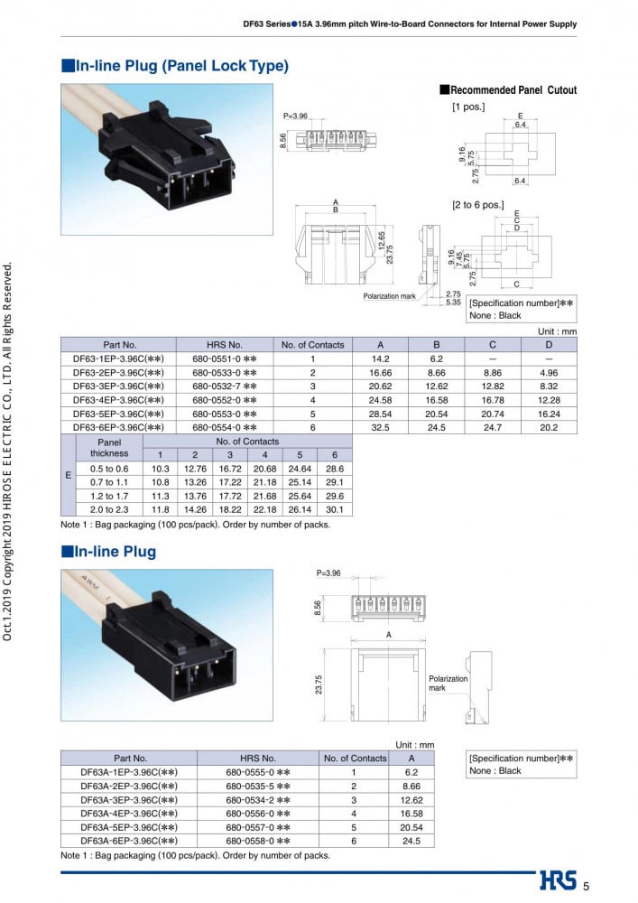 HRS DF63 documentation page 5