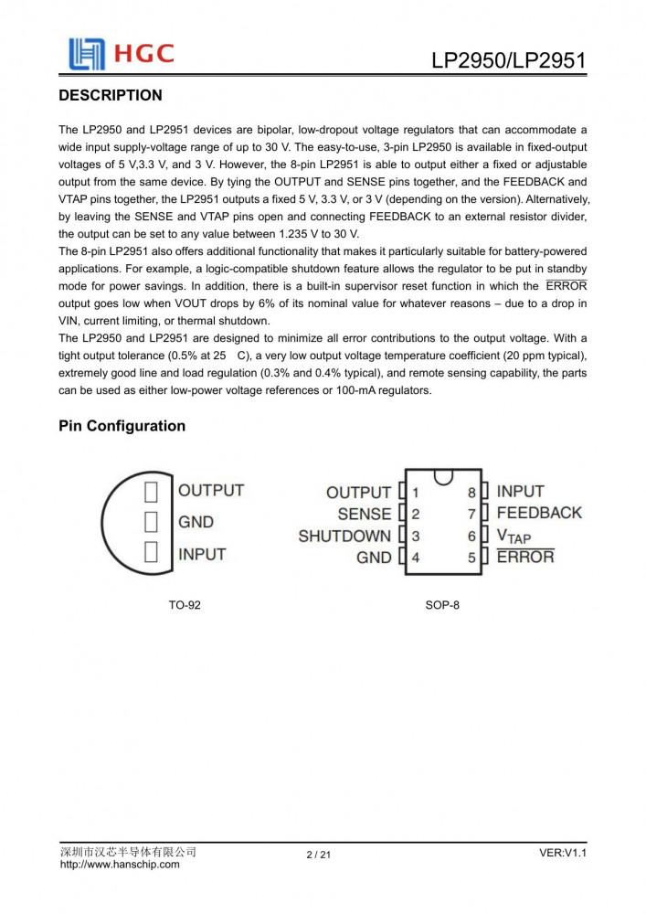 LP2951 datasheet page 2