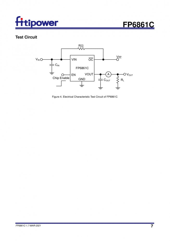 FP6861C datasheet page 7