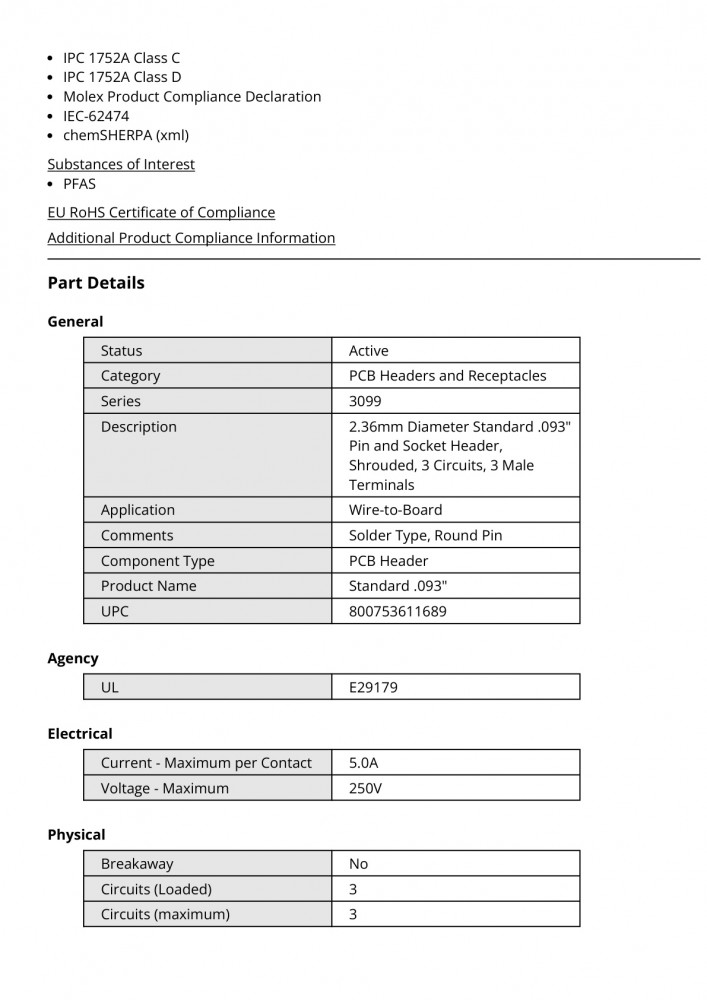 MOLEX 10181032 technical document image, page 2