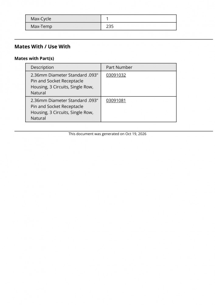 MOLEX 10181032 technical document image, page 4