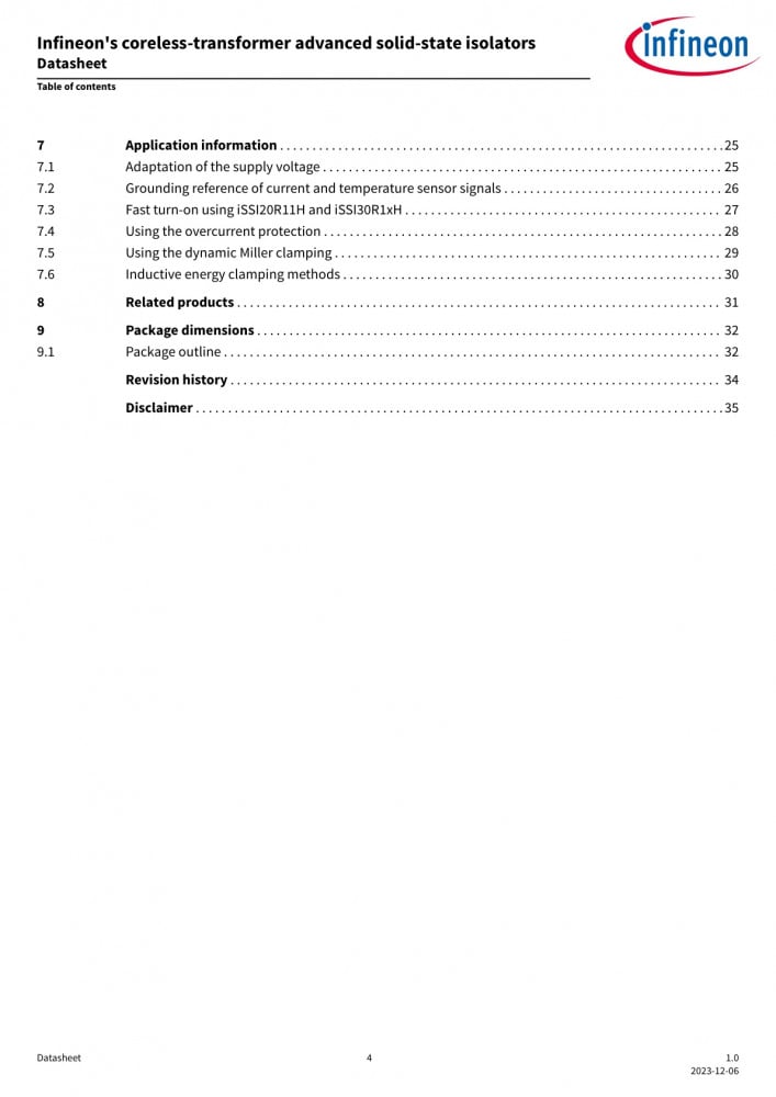 ISSI20R02H technical document page 4