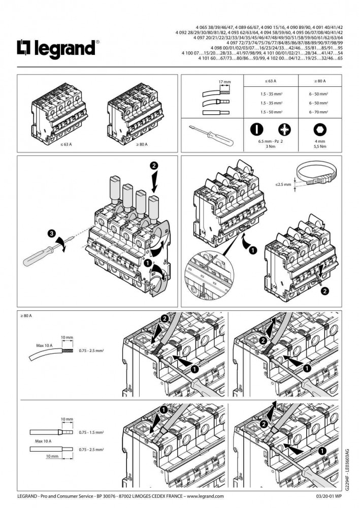 Legrand 406547 technical documentation image 1
