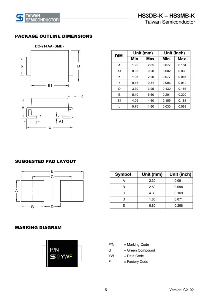 HS3DB-K datasheet page 5