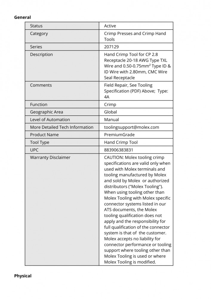 Molex 638193400 document image, page 2
