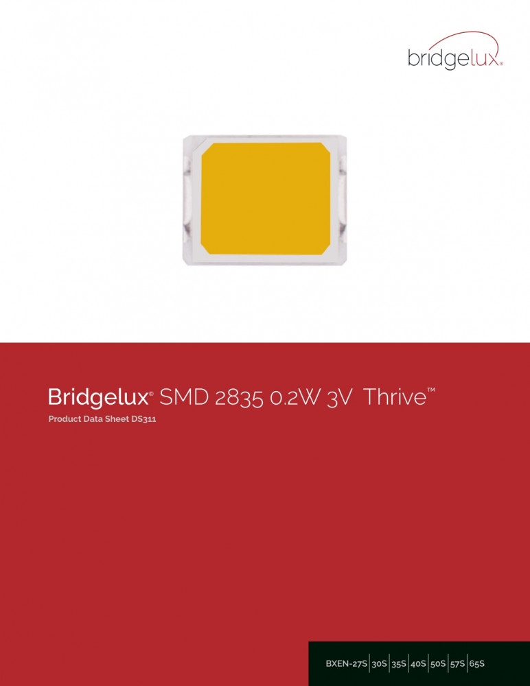 Bridgelux BXEN-40S-11L-3C-00-0-0 datasheet page 1