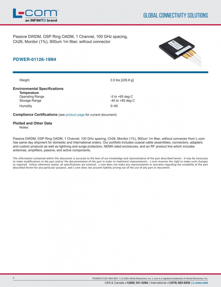 PDWER-01126-19N4 technical document page 2
