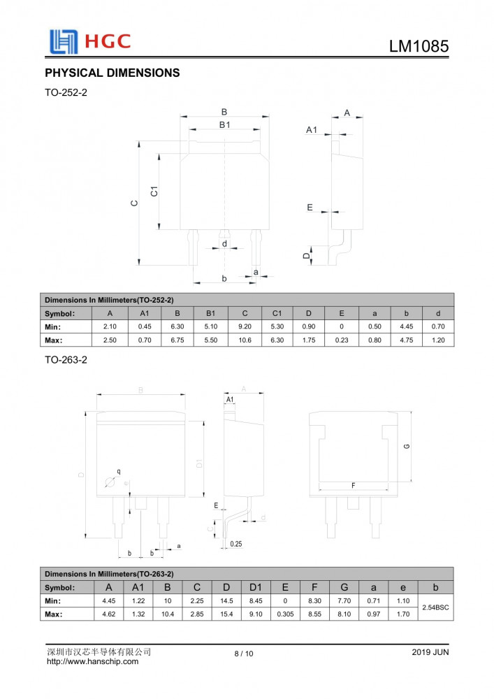 LM1085 datasheet page 8