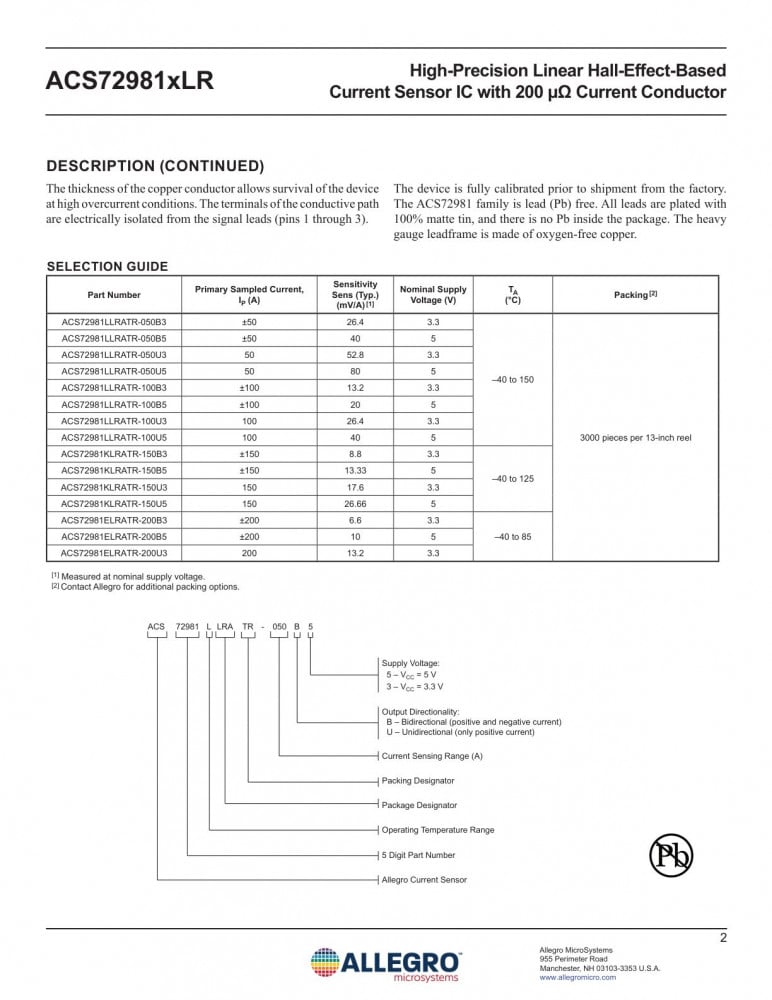 ACS72981 datasheet page 2