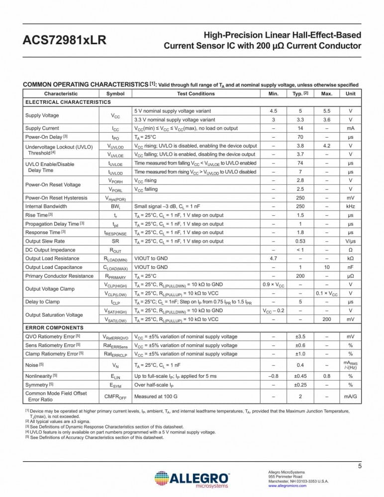 ACS72981 datasheet page 5