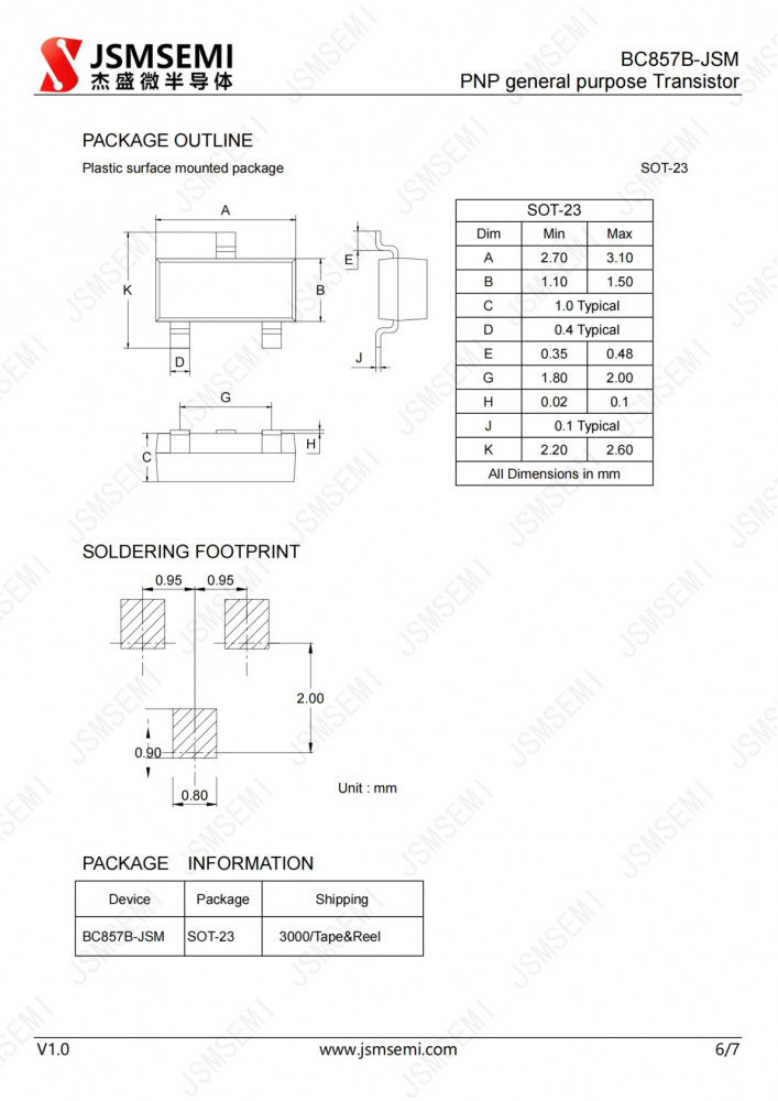 BC857B-JSM datasheet page 6