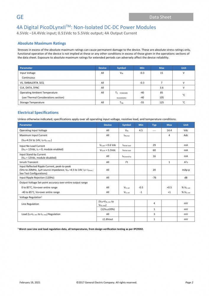 ABB datasheet page 2