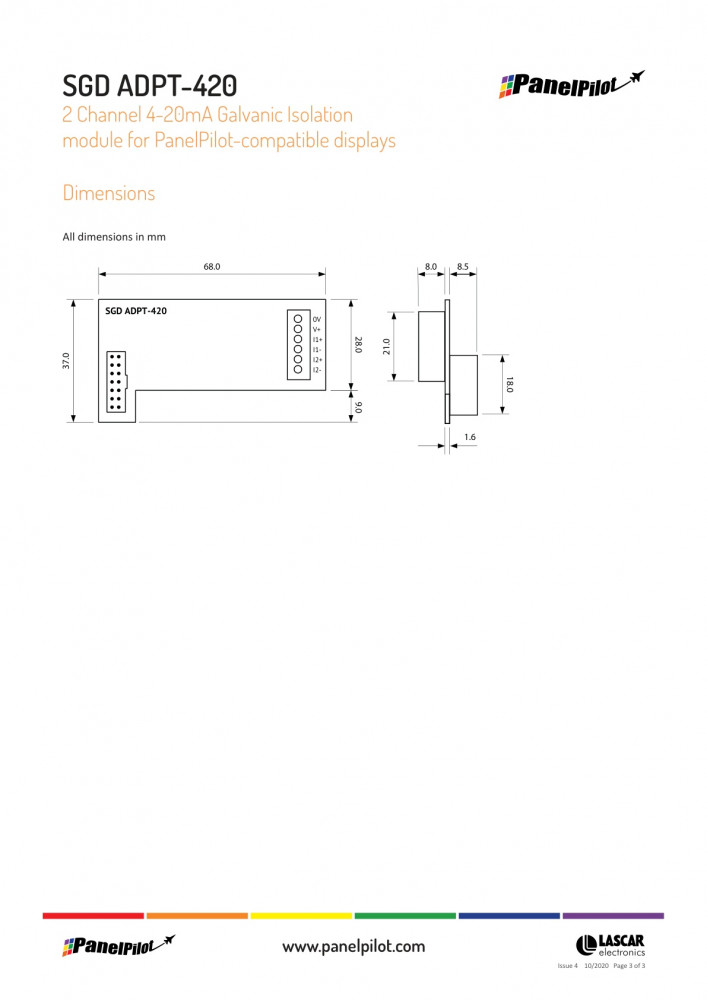 SGD ADPT-420 technical documentation page 3