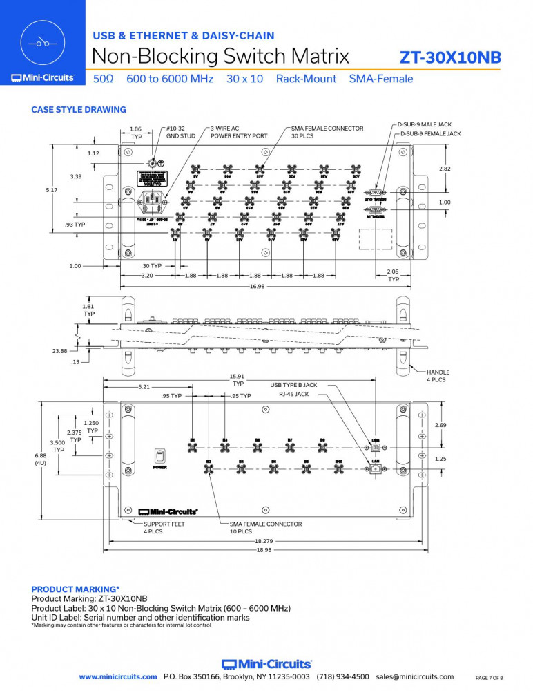 ZT-30X10NB technical document page 7