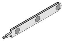 Extraction Tool for 6.35mm Heavy Tab Terminals, 14-12 AWG,