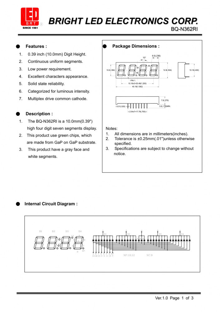 BQ-N362RI technical document page 1