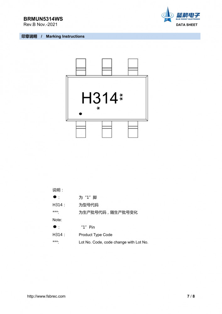 BRMUN5314WS datasheet page 7