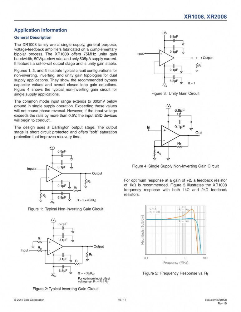 XR2008 documentation page 10