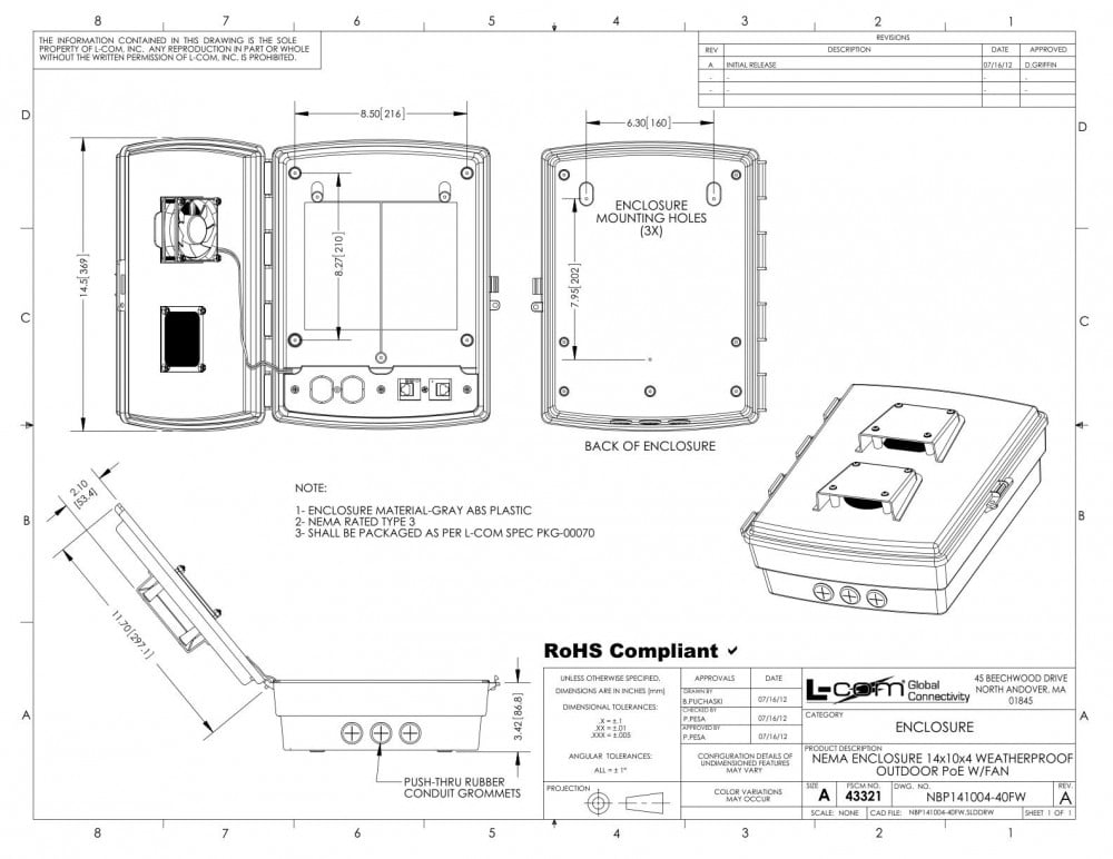 NBP141004-40FW technical document image