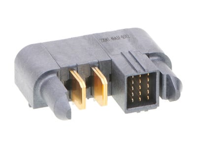 5.50mm Pitch EXTreme Ten60Power Right-Angle Power Blade, 2 DC Power Circuits, Long Solder Tail