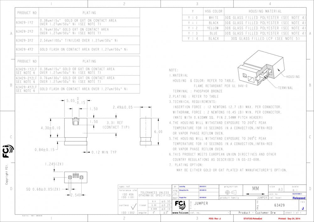 63429-112LF technical drawing preview
