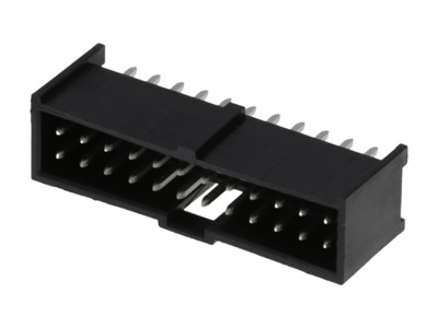 C-Grid III PCB Header, 2.54mm Pitch, Through Hole, Dual Row, Vertical, Shrouded, 2.90mm Tail Length, 44 Circuits, 0.76µm Gold (Au) Plating
