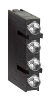 BIVAR H100CRD Red Circuit Board Indicator Light Bar for PCB Status Display